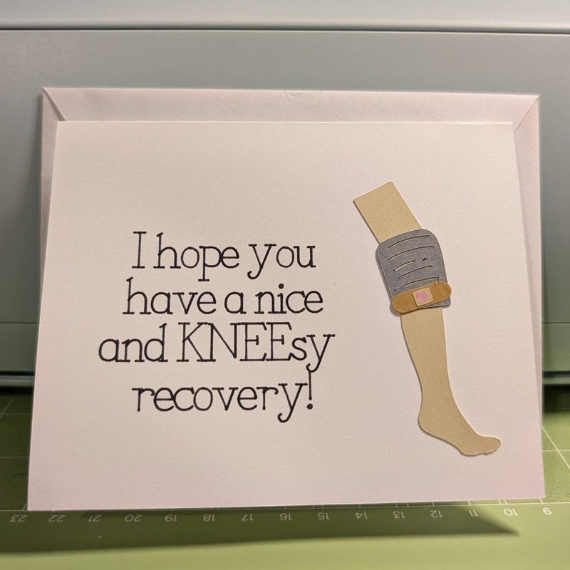 Knee Surgery Card - Etsy