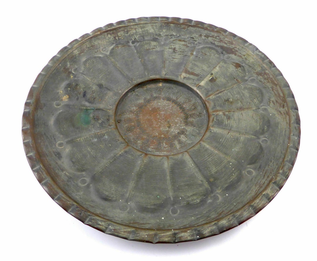 Antique Islamic Art Copper Plate Stamped - Etsy