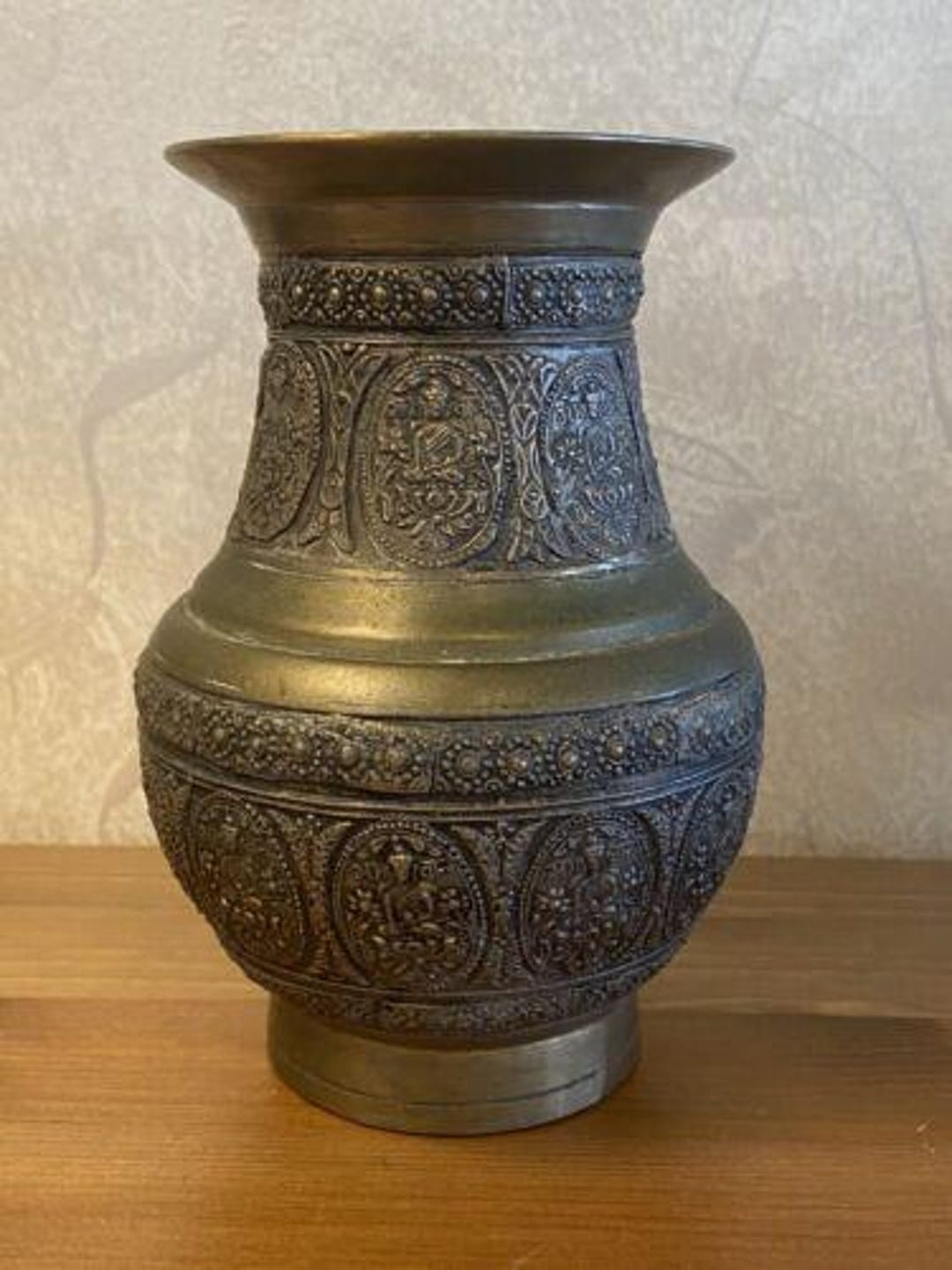 Thai Hindu Bronze Buddha Vase - Etsy