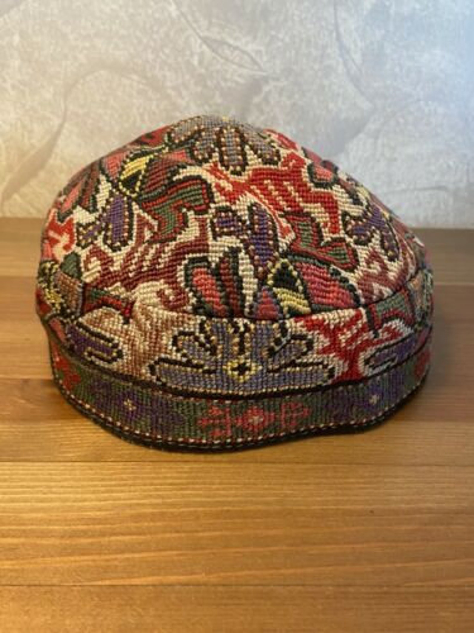 Vintage Hand Made islamic prayer taqiyah cap With Calligraphy | Etsy