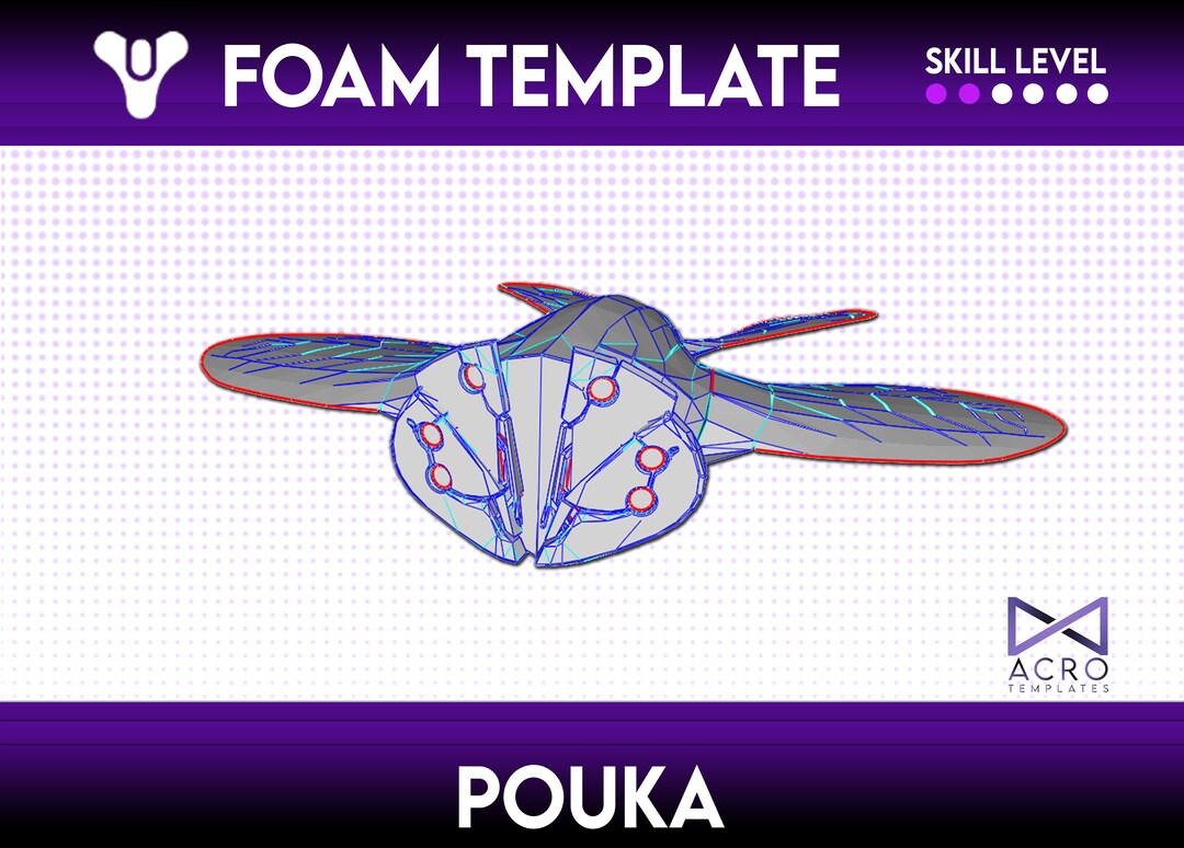 Pouka Foam Template - Etsy