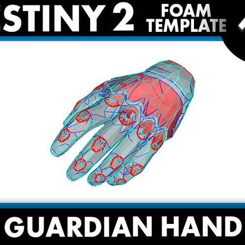 Guardian Hand Foam Template - Etsy