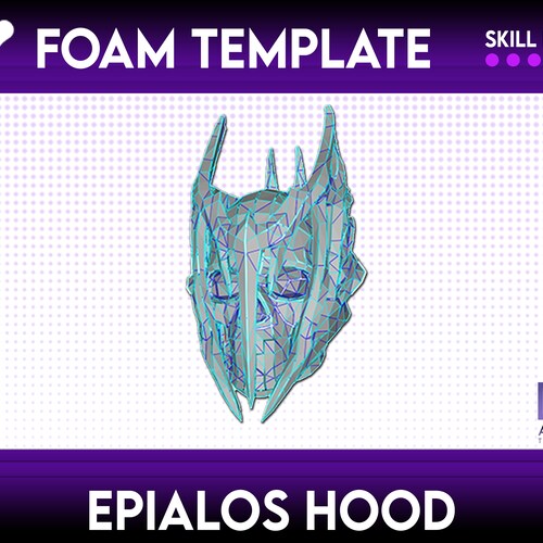 Warlock Helmet 'hezen'. Template for EVA Foam .pdf - Etsy