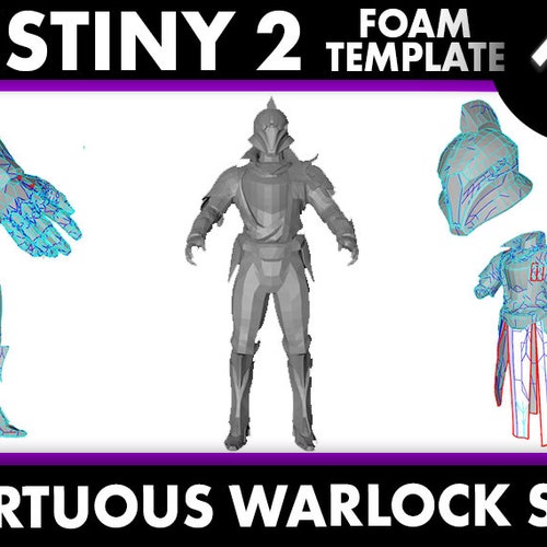 Warlock Torso Armour. 'void' Template for EVA Foam - Etsy