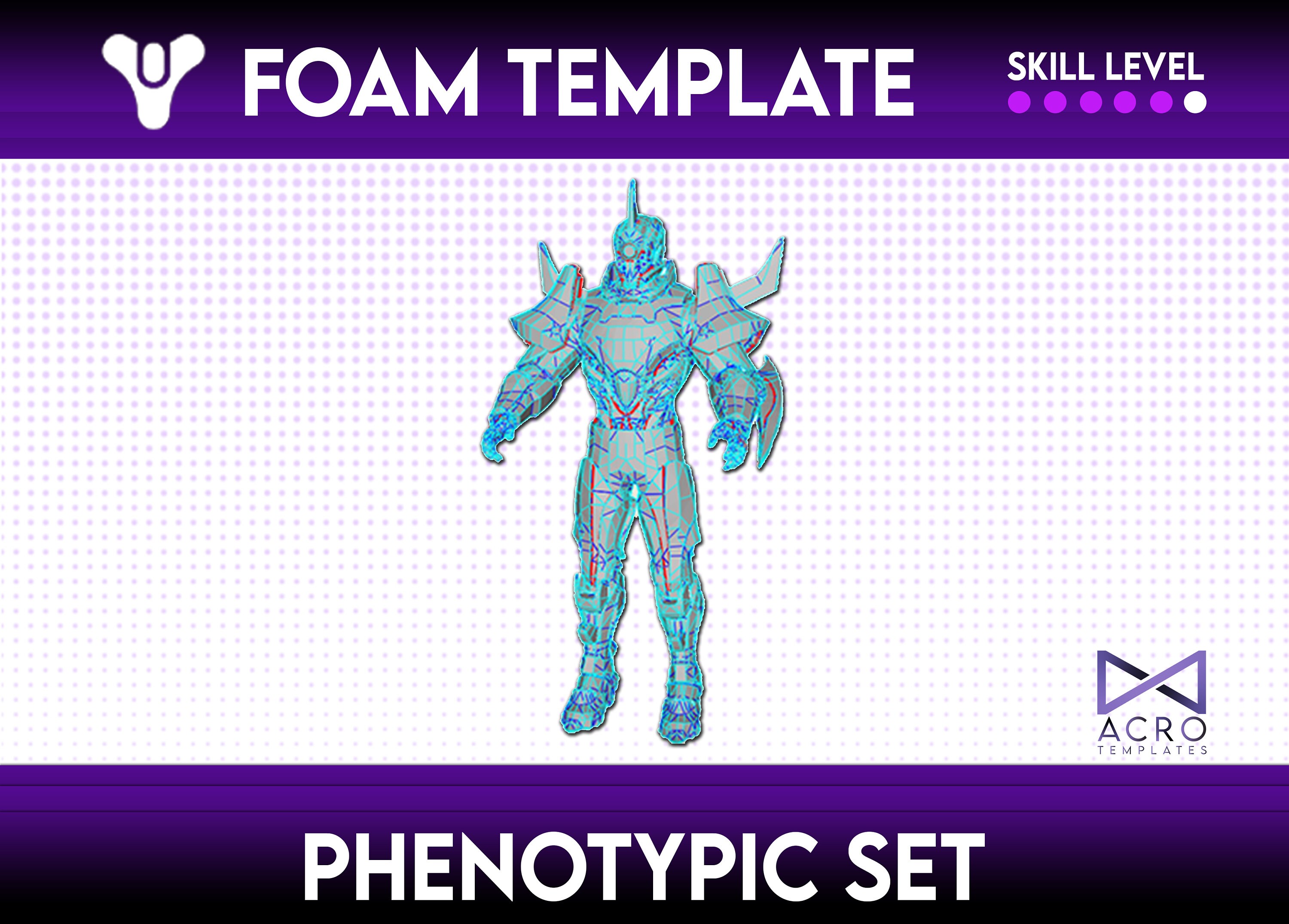Papercraft Destiny Titan Armor Blueprints