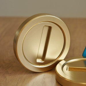 Mario Inspired Gold Coin - Mario Moive Inspired Prop - Mario Jumbo Coin ...