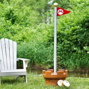 Giant Mario Tower Flag Pole - Mario Flag Pole Prop - - Etsy