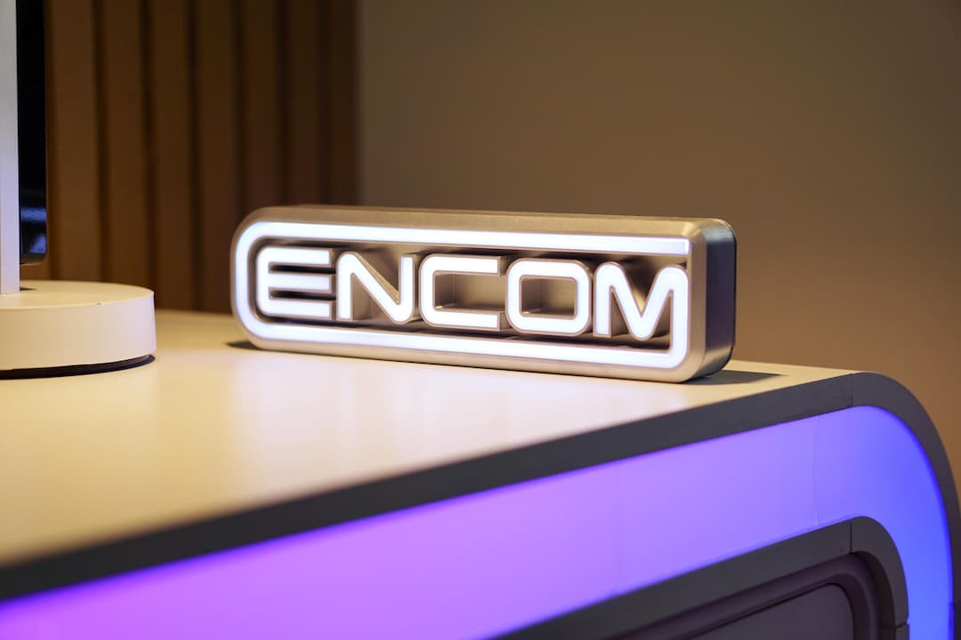 Tron Inspired Encom Sign - Encom LED Sign- - Etsy
