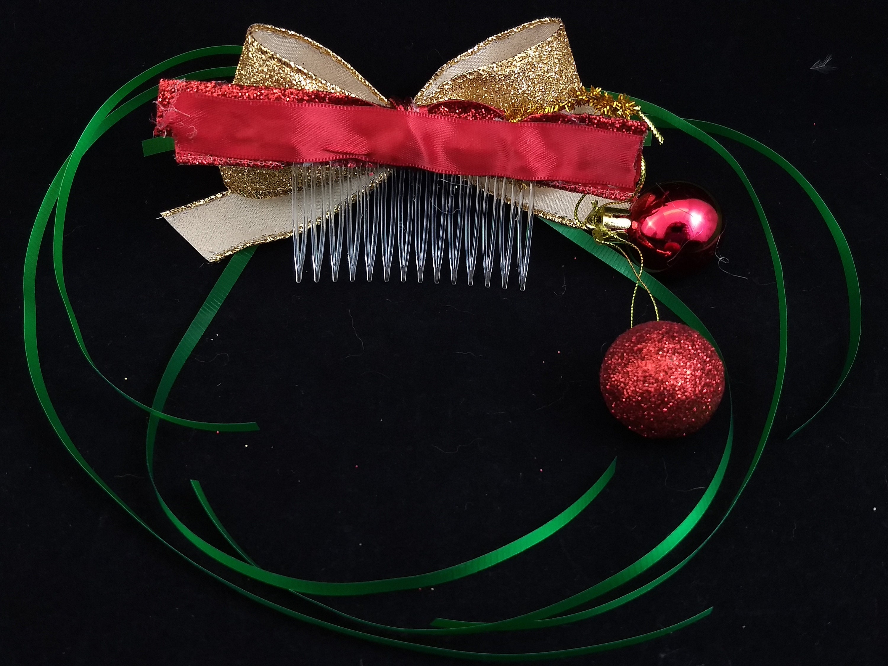 Christmas Hair Combs singles Festive and Fun Hair - Etsy UK