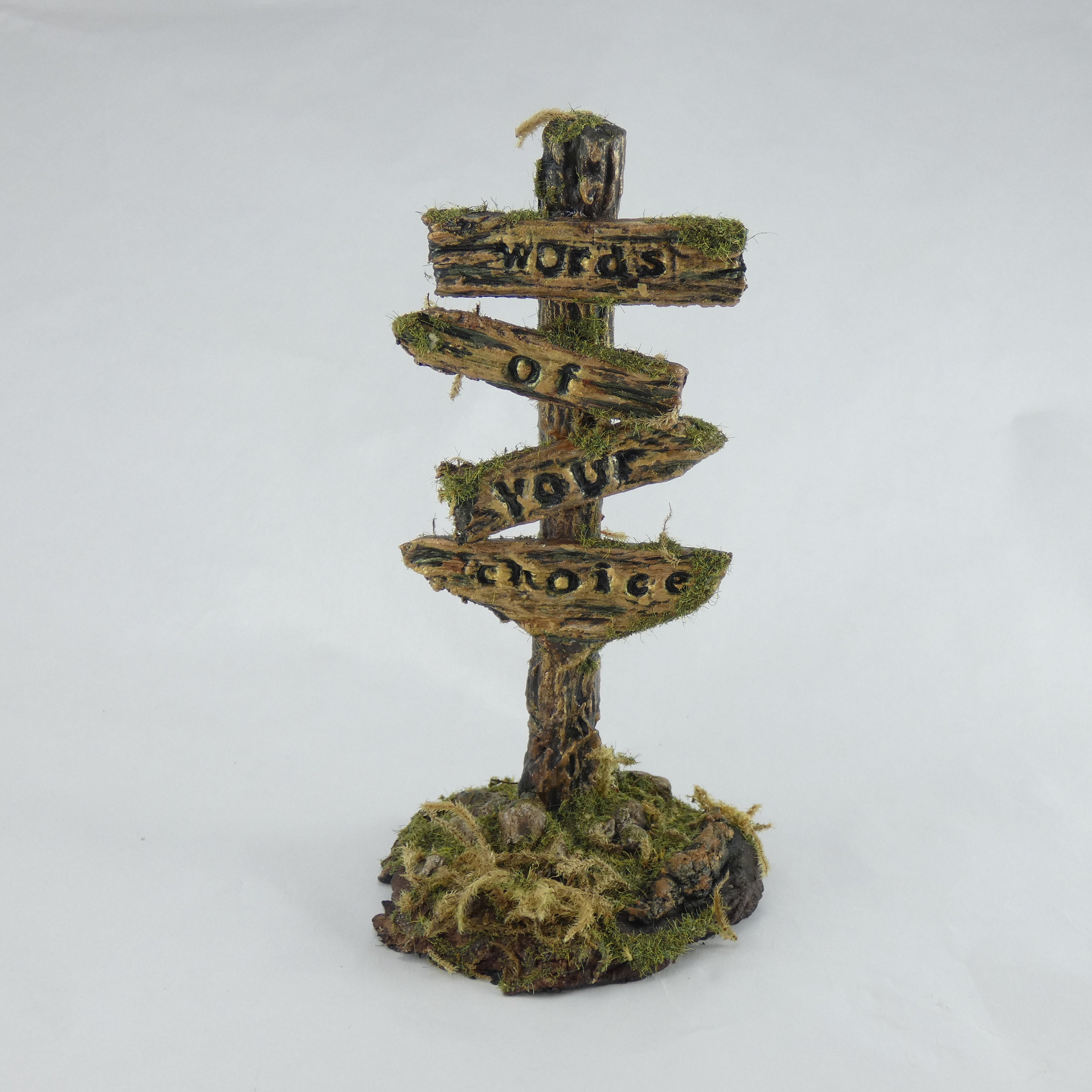 Miniature Sign Post - Positive (various Positive Directions Like ...