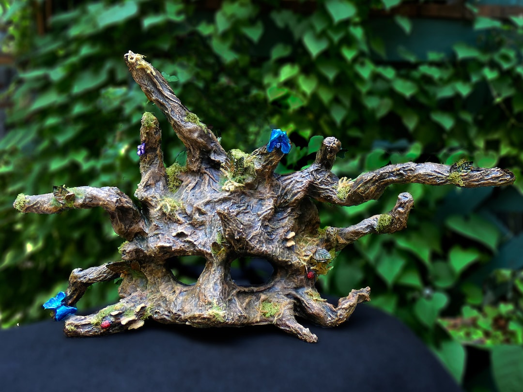 Masquerade Mask tree Bark handmade Paper Mache Eyemask men's Women's ...