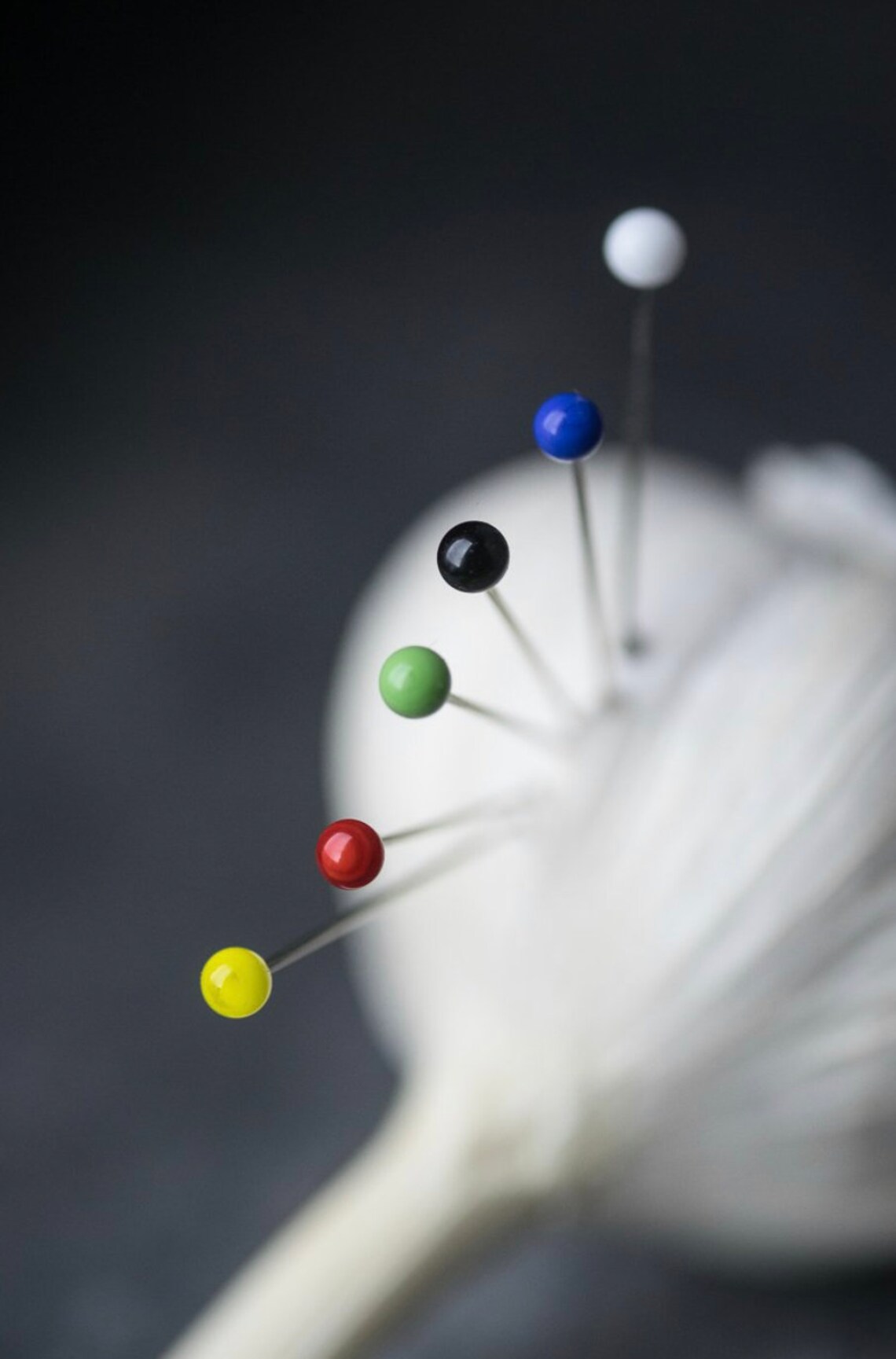 100 Pcs Glass Headed Pins - Etsy