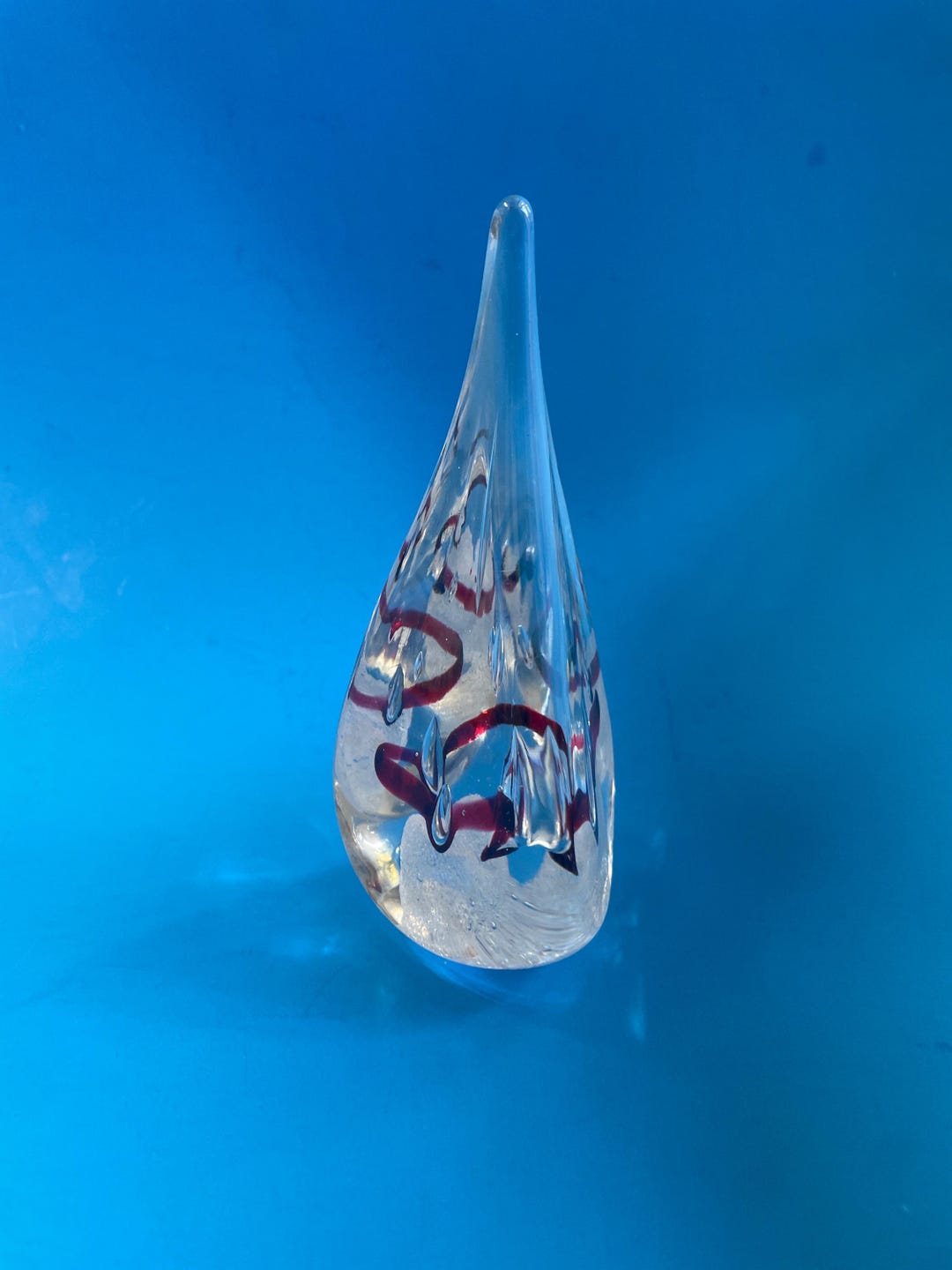 RARE Vintage Adam Jablonski Crystal Art Glass Paperweight Rainbow ...