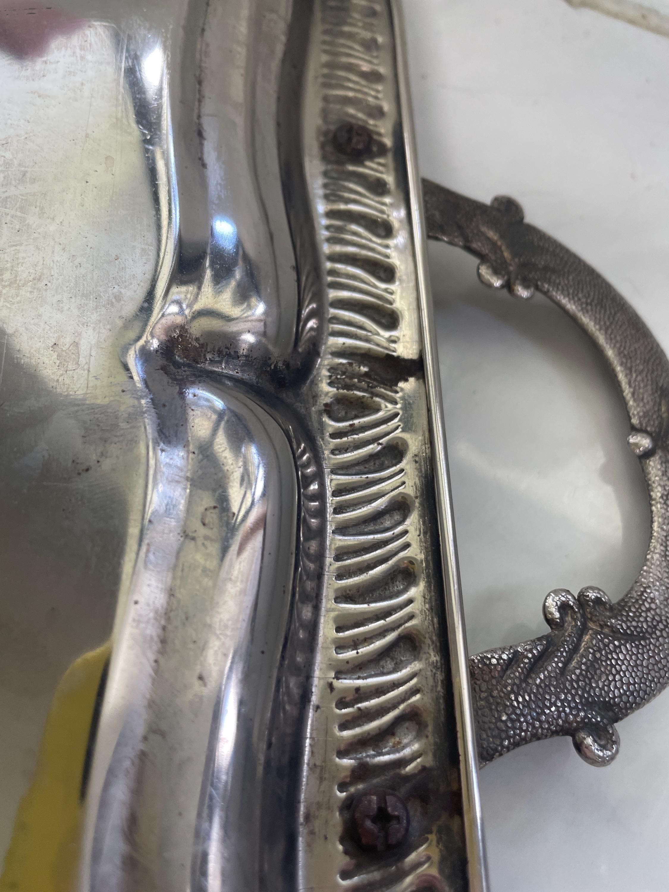 Golden Crown Serving Tray Silver Plated EP on Steel 1813 Hong Kong - Etsy