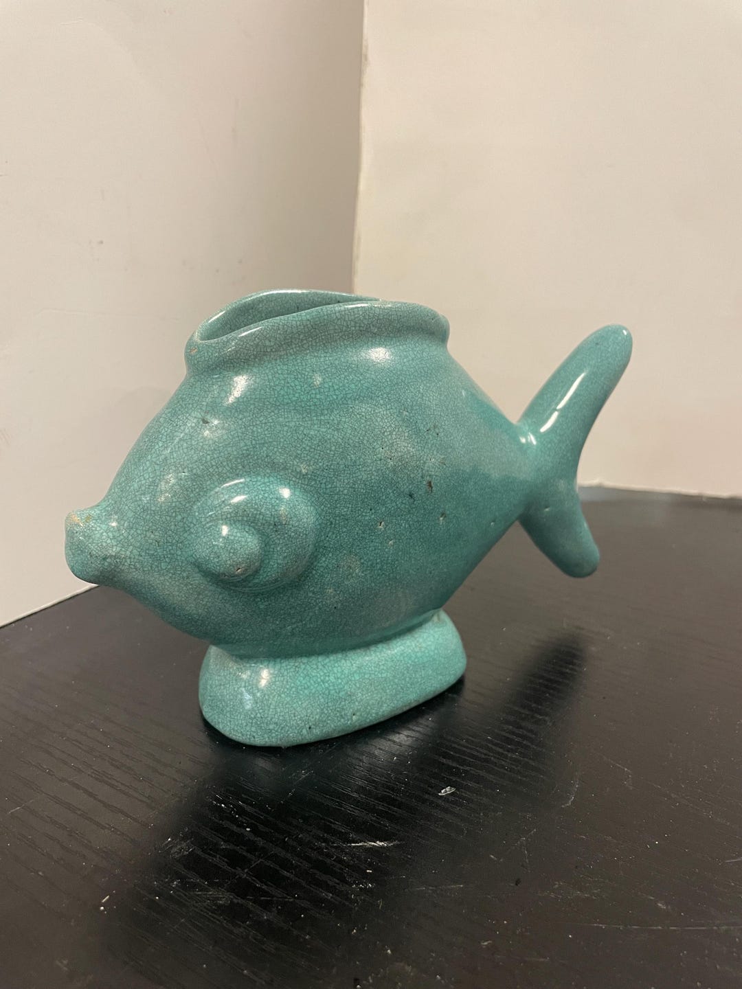 Antique Chinese Porcelain Turquoise Aqua Fish Shaped Planter - Etsy