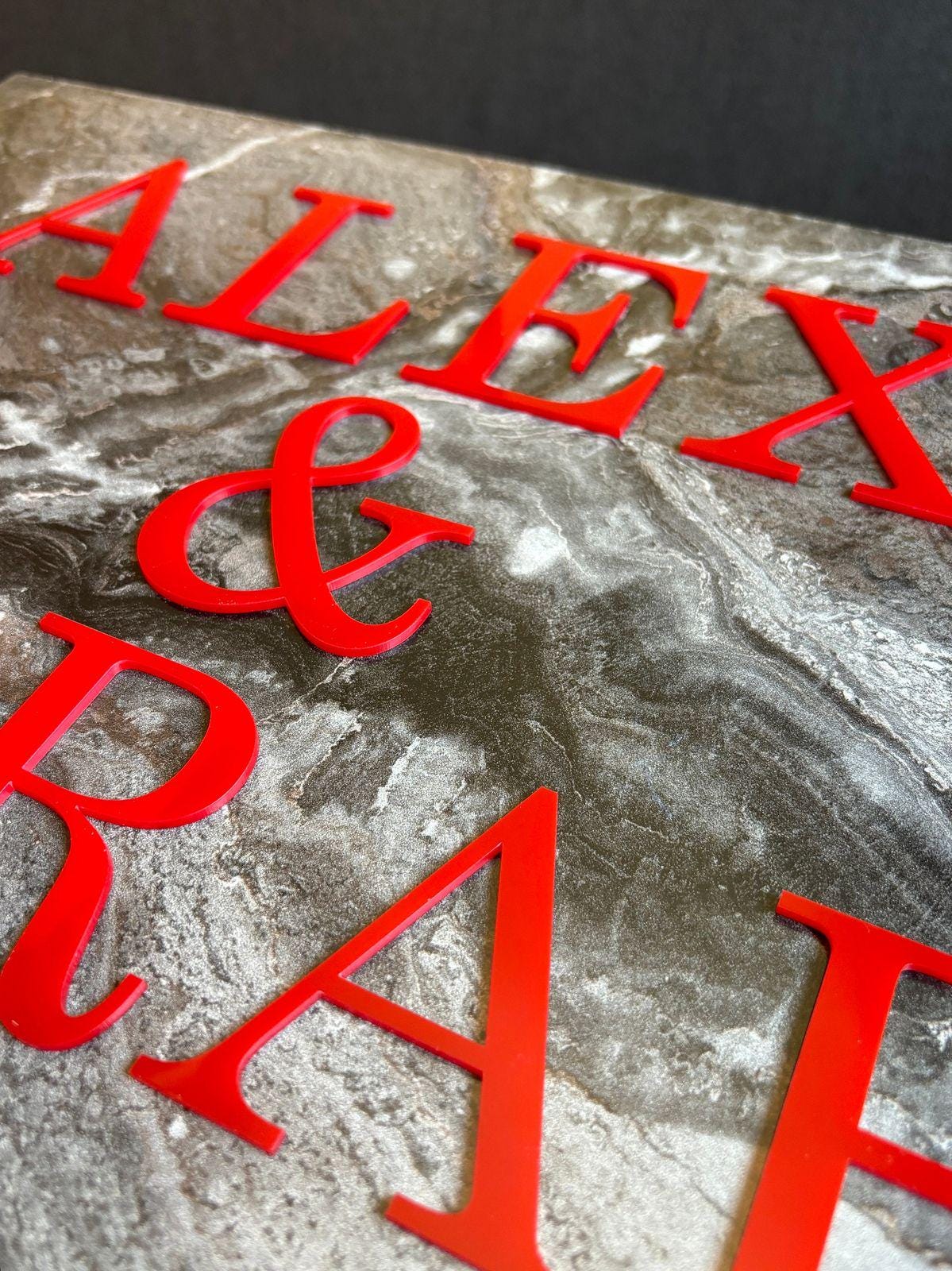 Acrylic Letters for Business Signage Laser Cut Wall Letters Office ...
