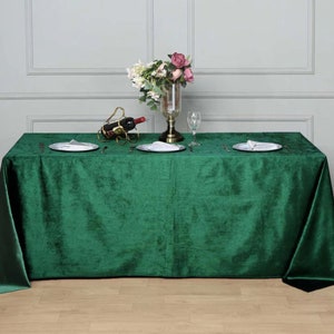 Burgundy Royal Velvet 60x102 Tablecloths - Etsy