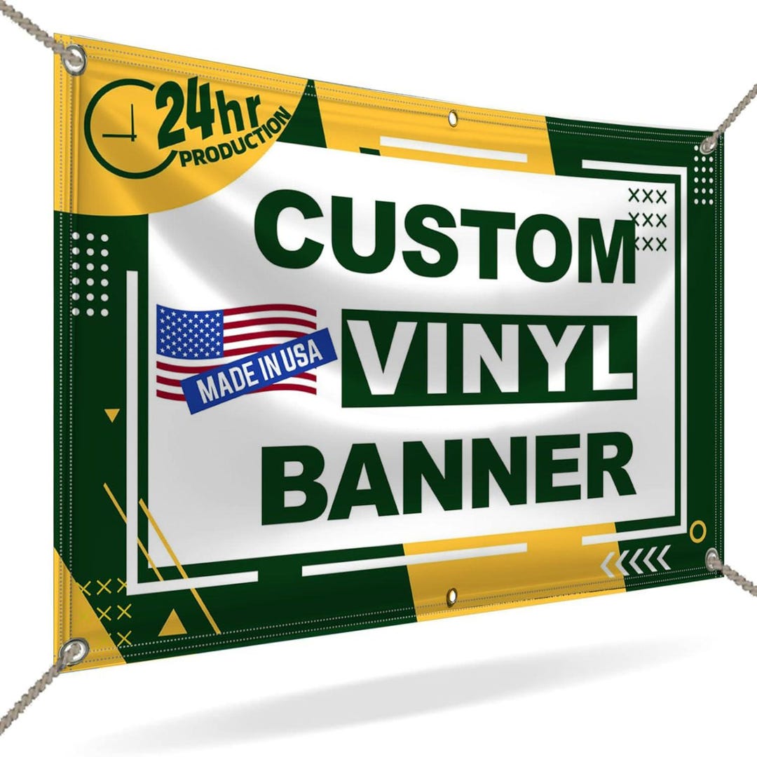 Custom Vinyl Banner: Personalized Event & Business Signage - Etsy