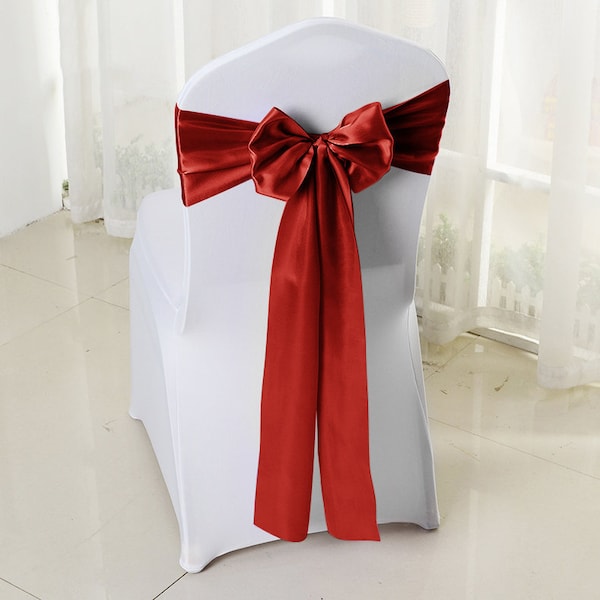 Red Satin Sash - Etsy