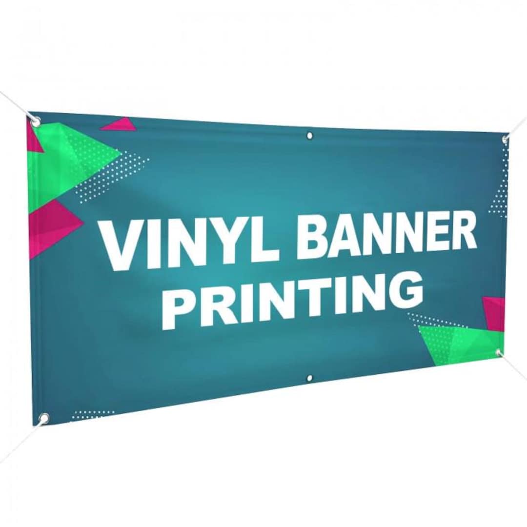 Custom Vinyl Banner Sign: Personalized Event & Business Printing - Etsy