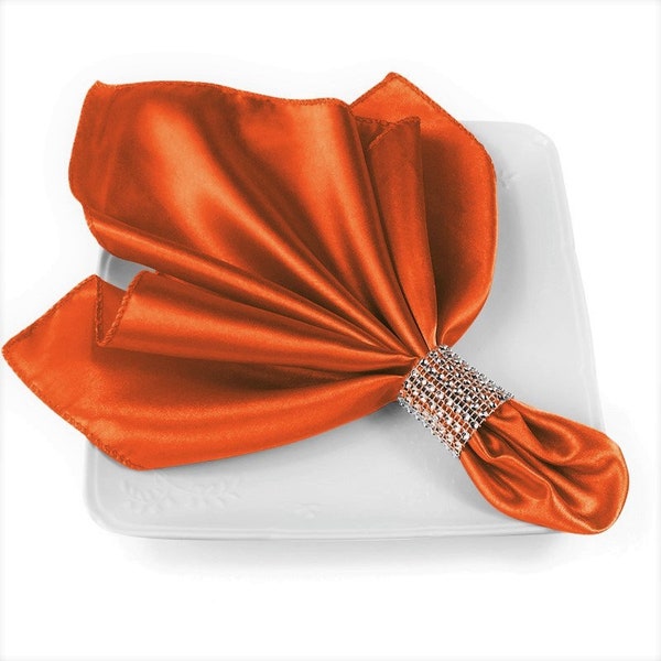 Burnt Orange Napkins - Etsy