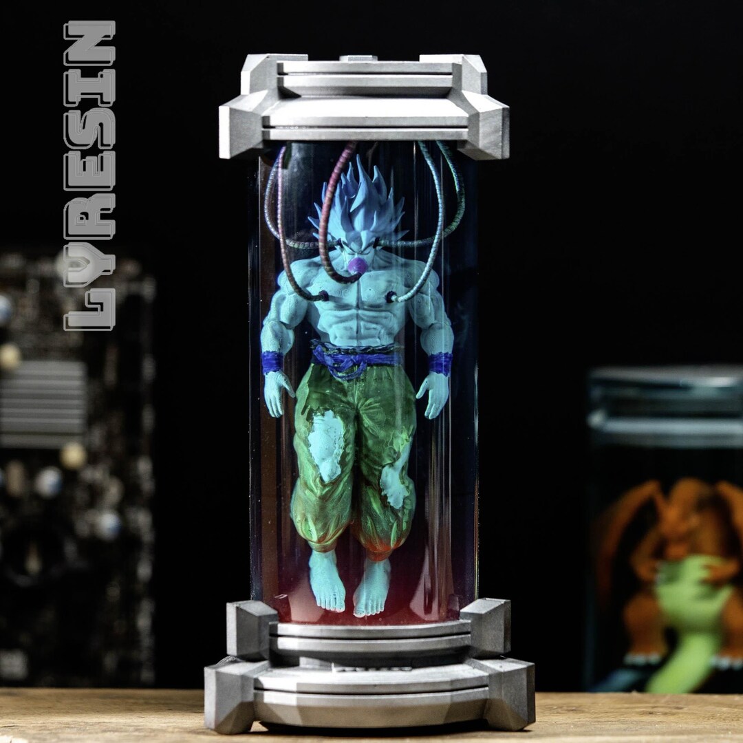 Diorama Anime Resin Lamp, Custom Epoxy Resin Lamp, Resin Wood Art Lamp ...