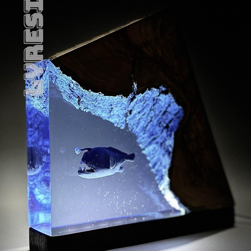 Angler Fish Lamp - Etsy