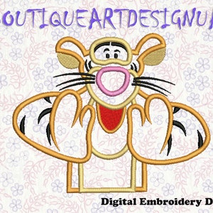 Tigger Applique Embroidery Designs, Tigger Machine Embroidery Designs ...