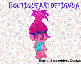 Trolls Embroidery Design - Etsy