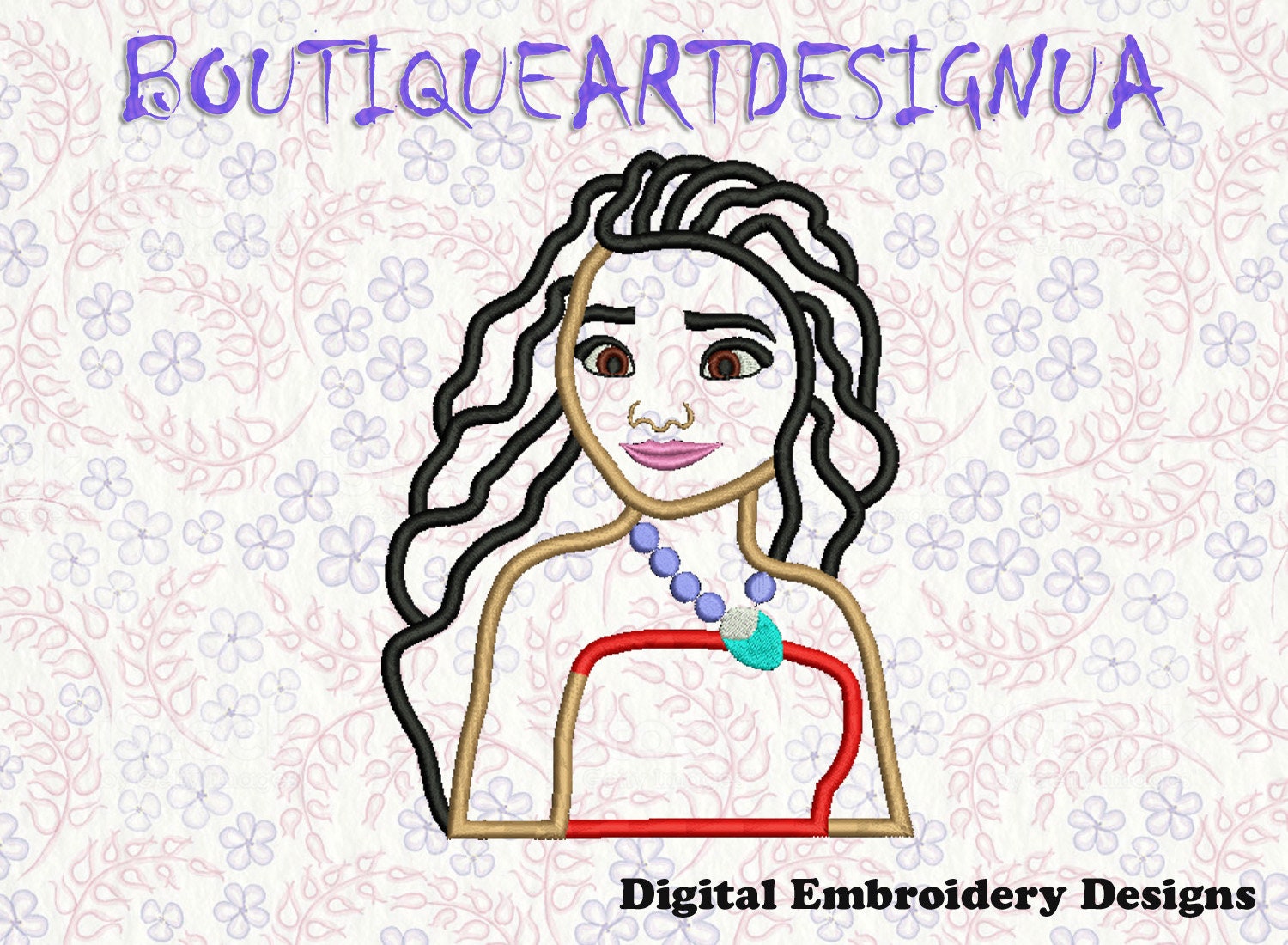 Princess Applique Machine Embroidery Design Princess Applique - Etsy