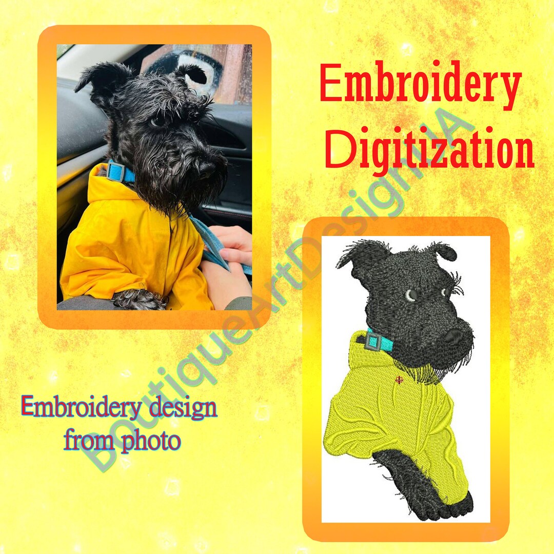 Custom Embroidery Design Photo - Etsy