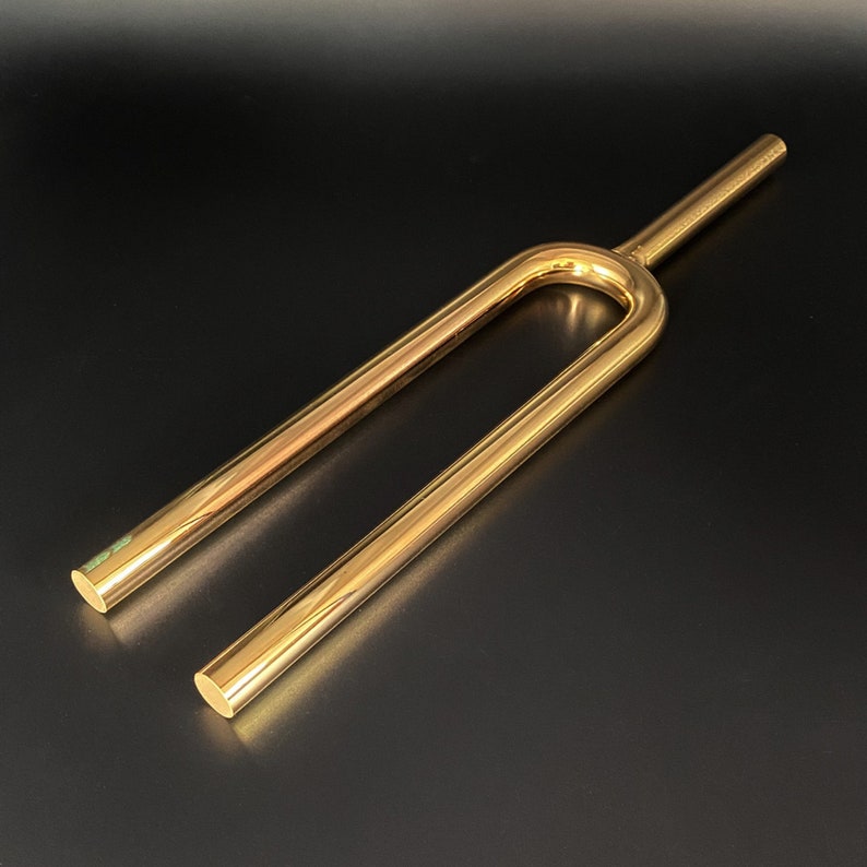30mm 24K Gold Crystal Tuning Fork 432HZ Perfect Pitch With - Etsy