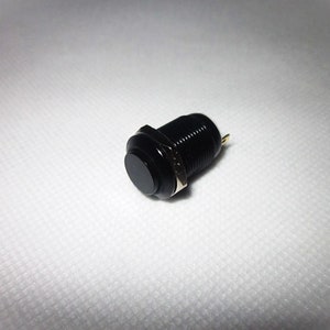 Guitar Kill Switch/cutoff 12mm Black Momentary High Head Push Button ...