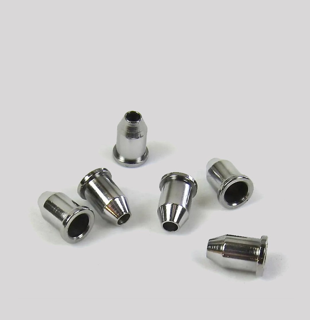 Six String Guitar Body Anchors for Ball End of a Guitar Strings chrome ...