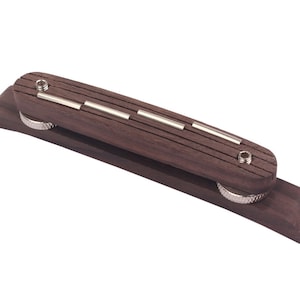 Mandolin Rosewood Archtop Bridge With Nickle Saddles Height Adjustable ...