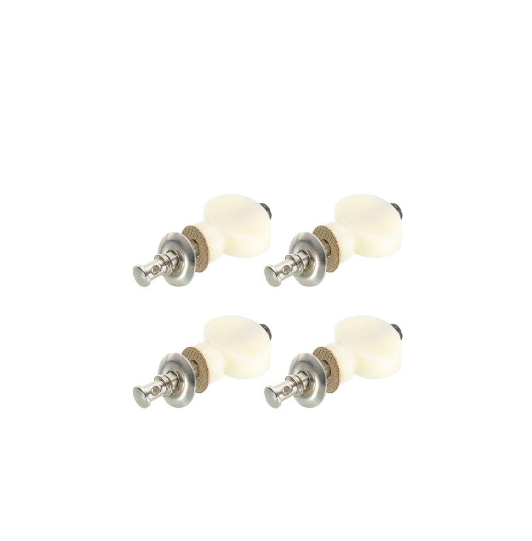 Ukulele Tuning Head Pegs Set of 4 Light Cream Beige Peg Tuners for ...