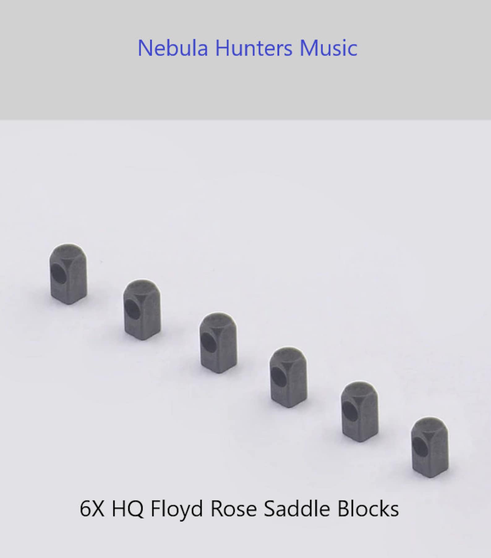 Floyd Rose EX/HQ String Lock Insert Block / Saddle Lock Blocks 6x Black ...