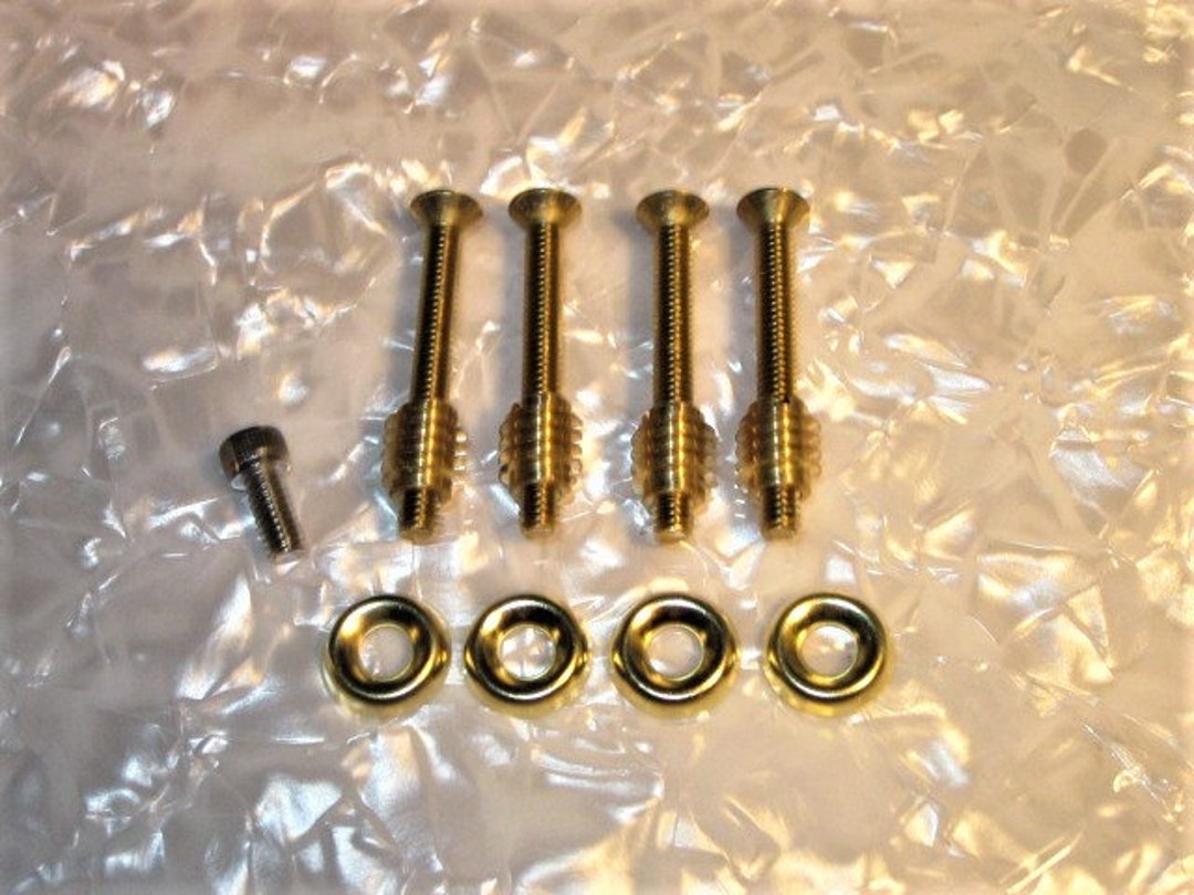 Guitar Neck Gold Color/brass Insert 1-1/2 Inch Kit for Repair/upgrade ...