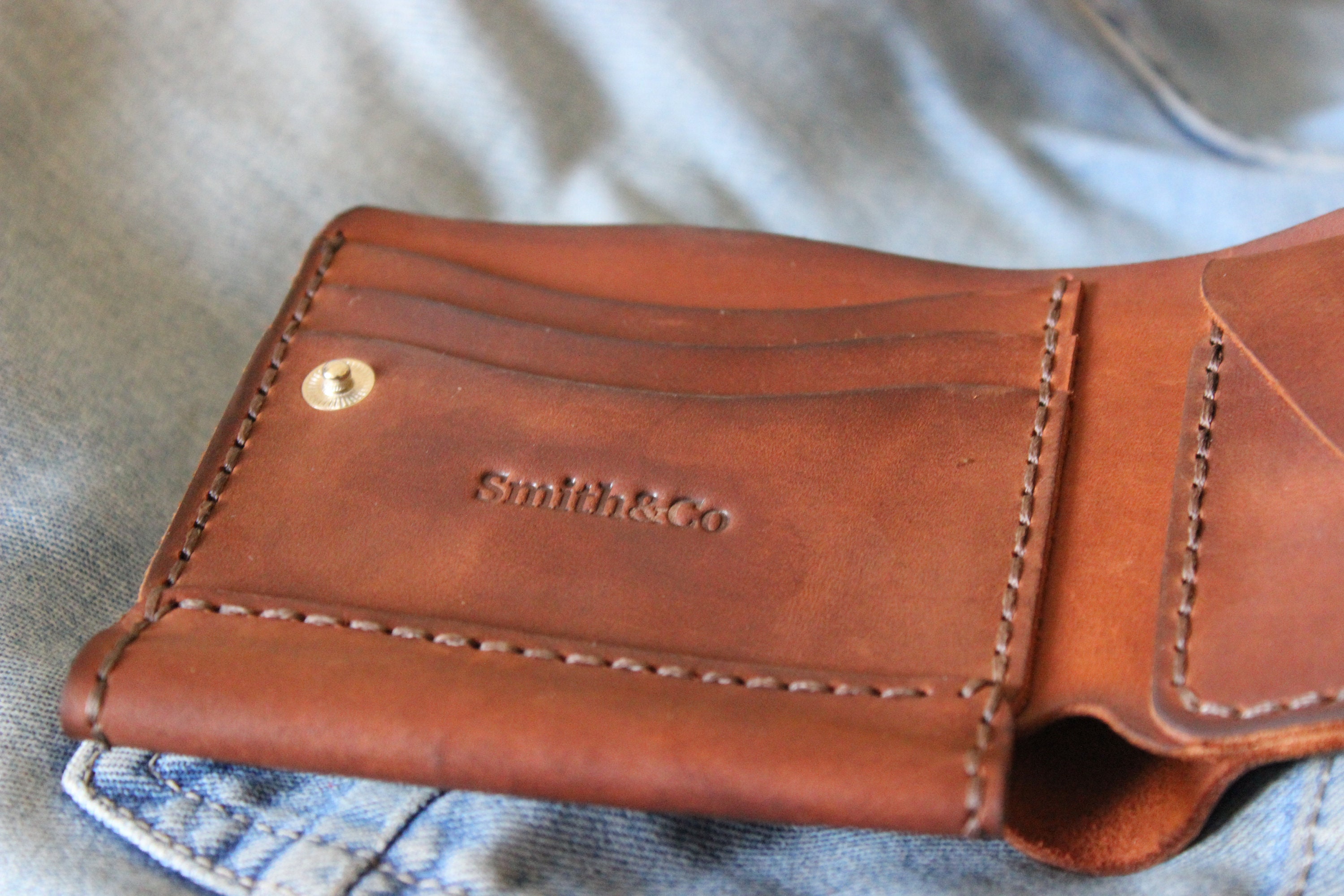 Fisher Space Pen Leather Wallet Bifold Wallet with Pen Slot | Etsy