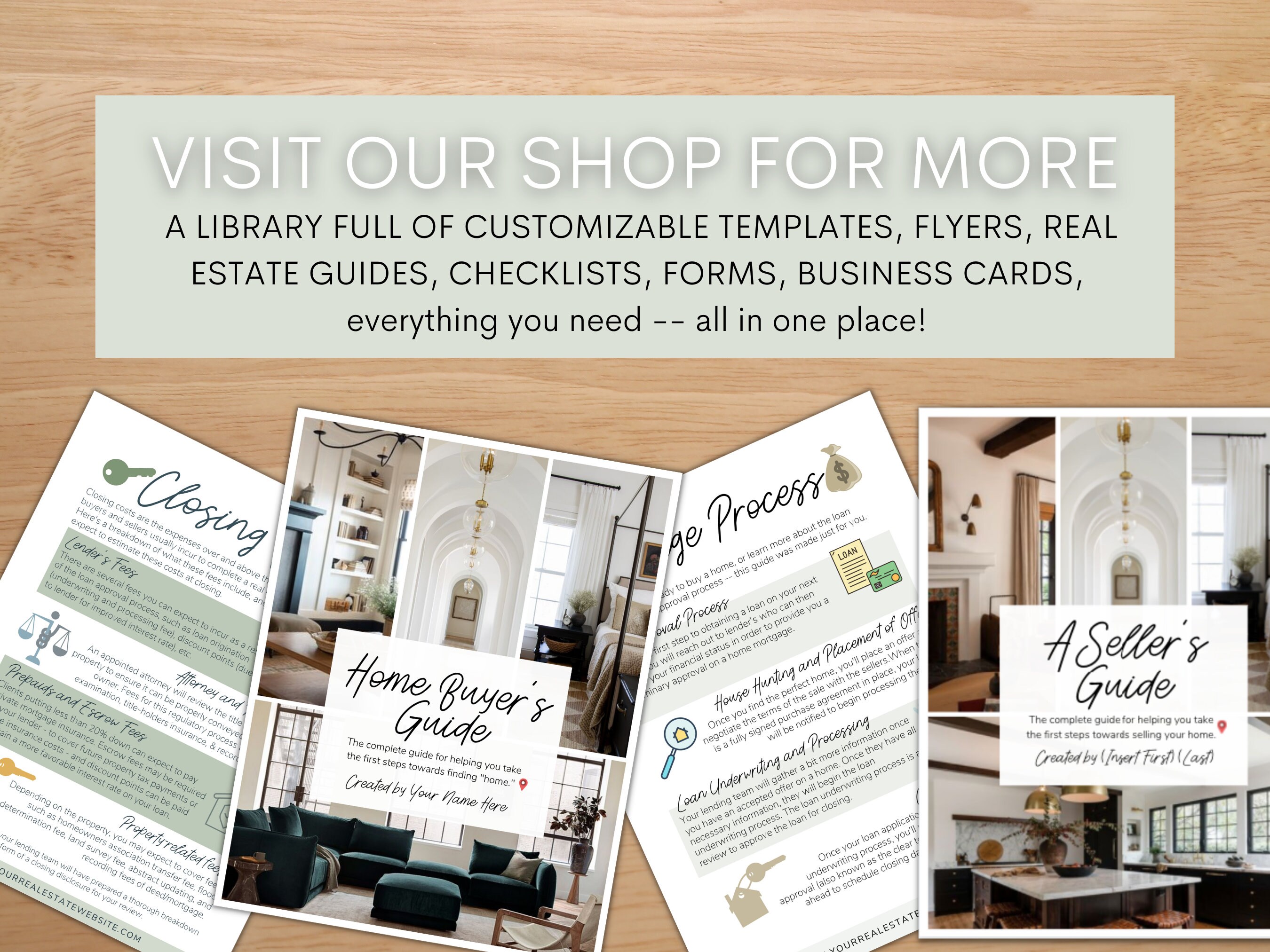 Buyer Guide Editable Template for Realtors Buyer Packet Real Estate ...