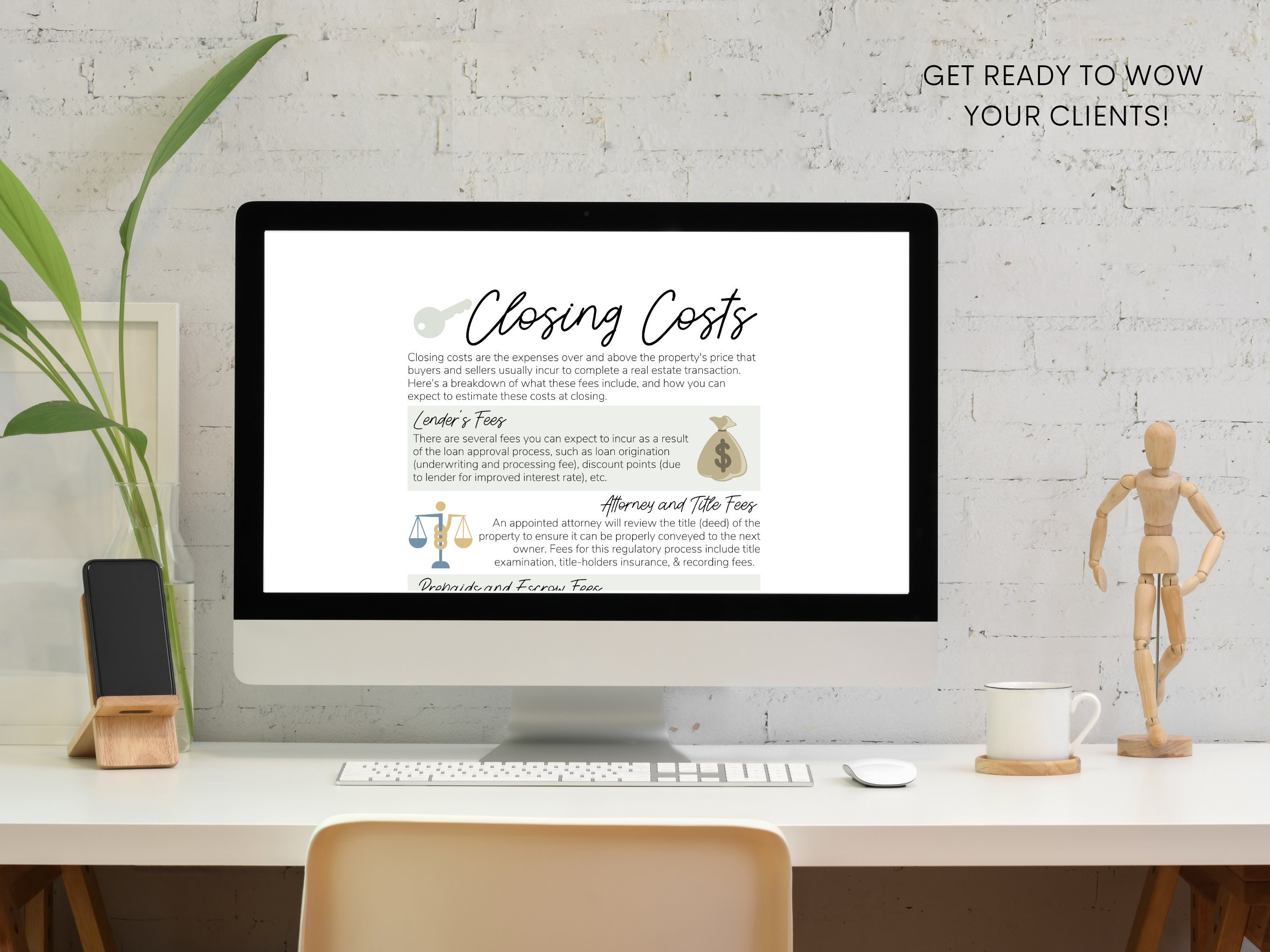 Editable Closing Cost Guide Editable or Instant Download PDF Customize ...