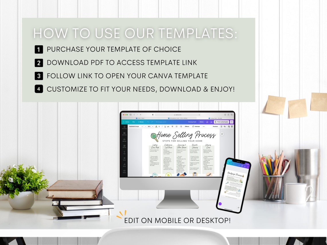 Home Selling Flyer Editable Template for Realtors Selling - Etsy