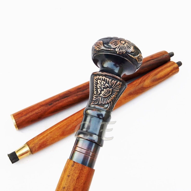 Antique Style Walking Shaft Cane Wooden Walker Stick Vintage - Etsy