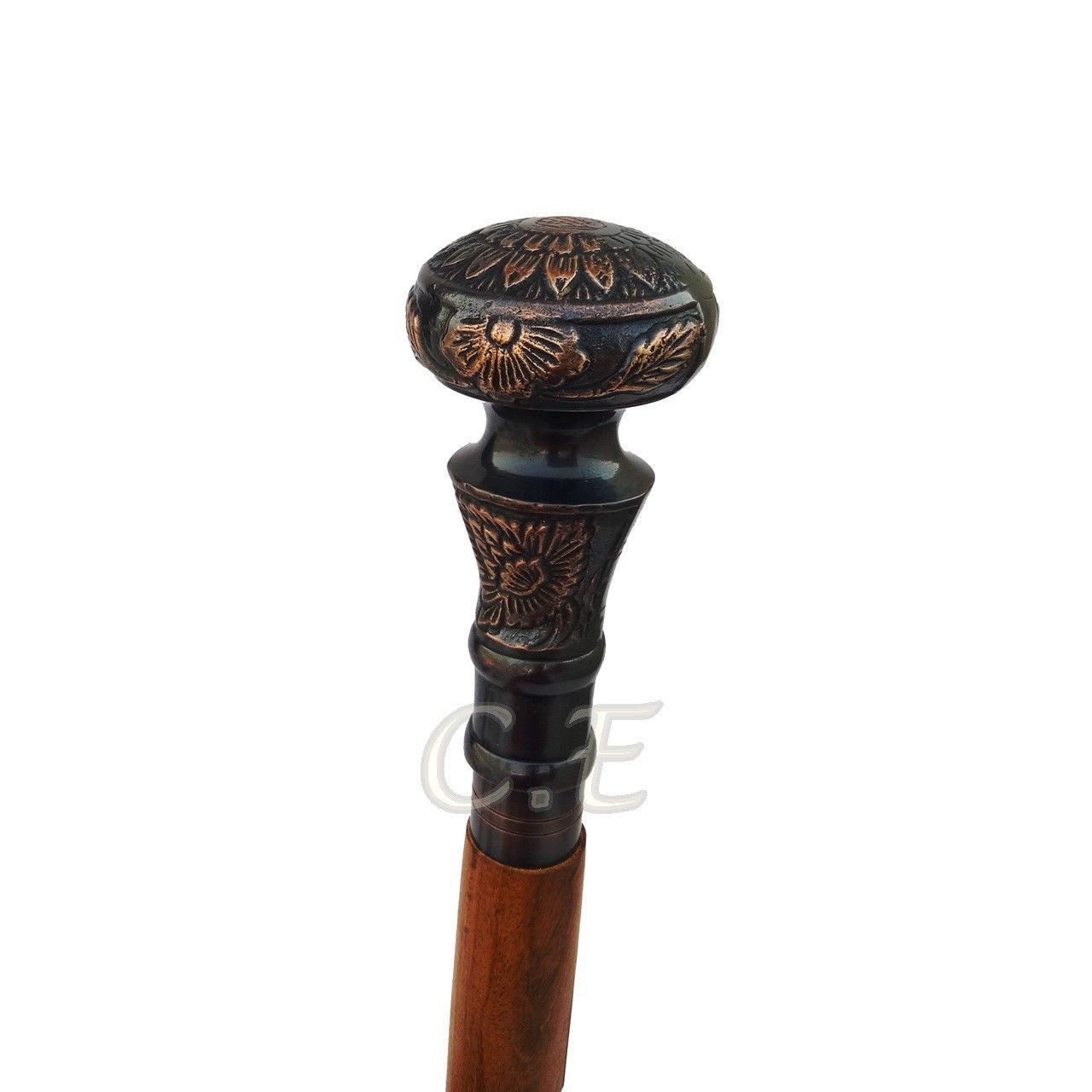 Antique Style Walking Shaft Cane Wooden Walker Stick Vintage - Etsy