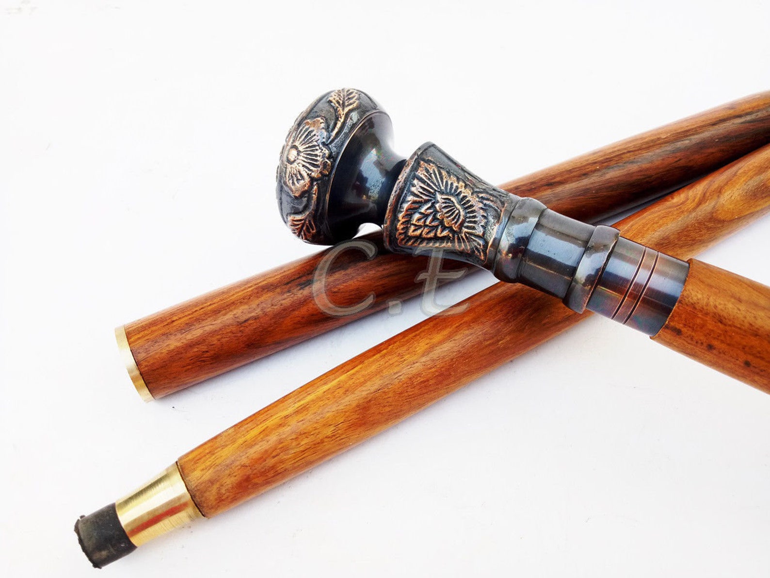 Antique Style Walking Shaft Cane Wooden Walker Stick Vintage - Etsy