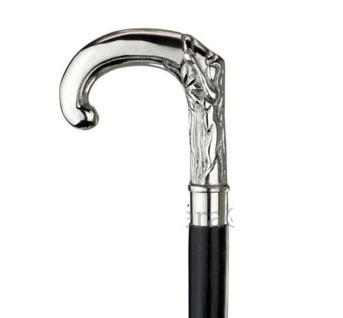 Solid Brass Handle Antique Style Victorian Cane Wooden Walking - Etsy