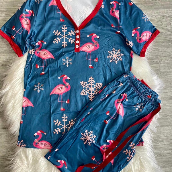 Flamingo Pajamas - Etsy