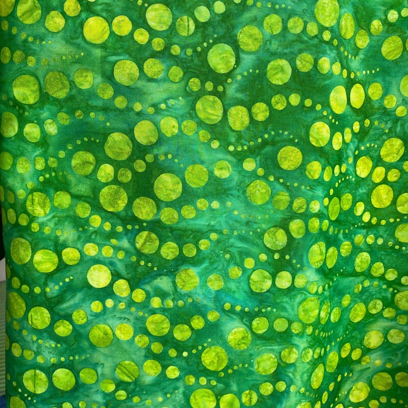 Green Batik Fabric - Etsy