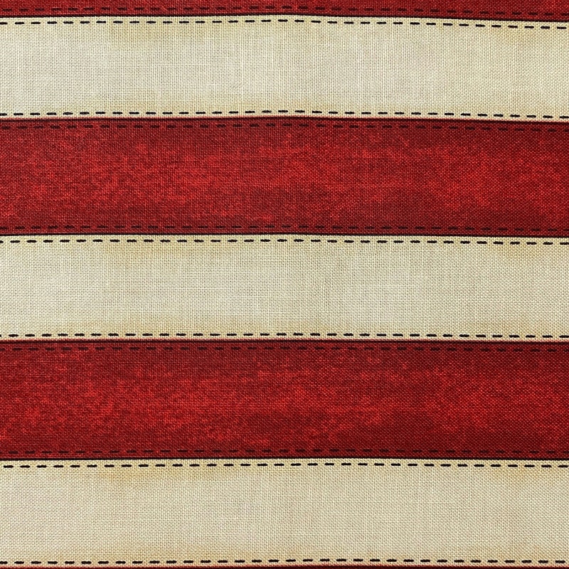 Red Striped Fabric - Etsy