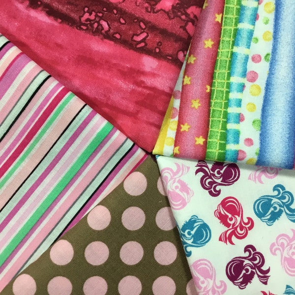 Fat Quarters Pink - Etsy